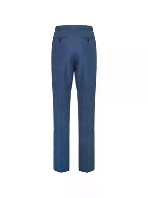 Zegna Buttoned Trousers - Blue