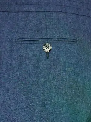 Zegna Buttoned Trousers - Blue