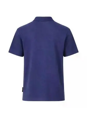 Just Cavalli Jc Monogram Embroidery Polo Shirt - Blue