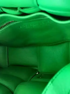 Bottega Veneta Cassette Padded Maxi Intrecciato Leather Crossbody Bag - Green
