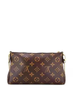 LOUIS VUITTON Pallas Monogram Canvas Clutch - Brown