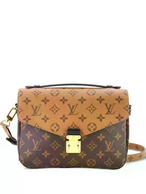 LOUIS VUITTON Pochette Metis Reverse Monogram Canvas Crossbody Bag - Brown