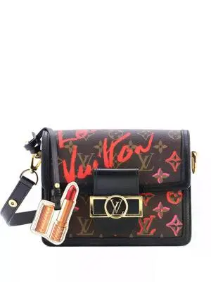 LOUIS VUITTON Dauphine Limited Edition Fall In Love Shoulder Bag - Brown