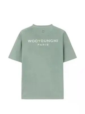 WOOYOUNGMI Square Logo T-shirt - Green