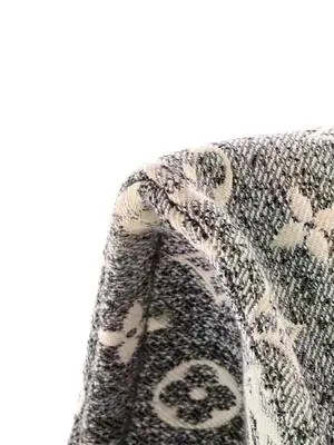 LOUIS VUITTON Onthego Mm Monogram Jacquard Denim Tote