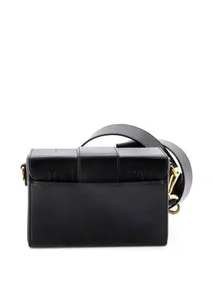 Dior 30 Montaigne Box Bag Leather Crossbody - Black