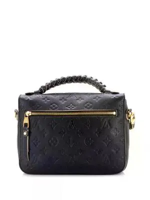 LOUIS VUITTON Pochette Metis Monogram Empreinte Leather Crossbody Bag Braided Handle