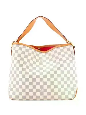 LOUIS VUITTON Delightful Nm Damier Mm Hobo Bag - White