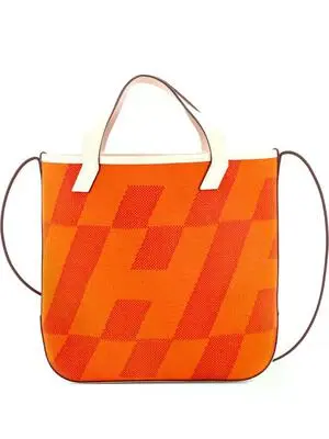 Hermès Cabas H En Biais 27 Tote - Neutrals