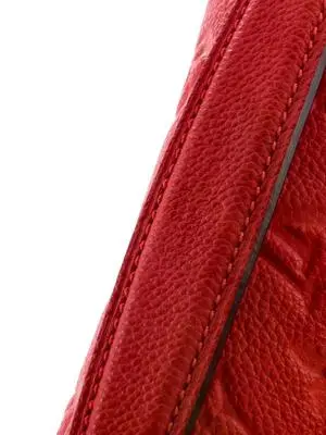 LOUIS VUITTON Pochette Metis Monogram Empreinte Leather Crossbody Bag - Red