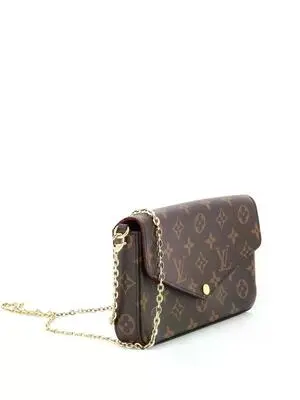 LOUIS VUITTON Felicie Pochette Monogram Canvas - Brown