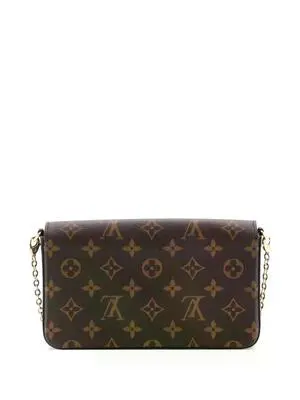 LOUIS VUITTON Felicie Pochette Monogram Canvas - Brown
