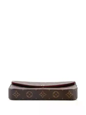 LOUIS VUITTON Felicie Pochette Monogram Canvas - Brown