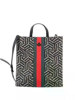 Gucci Convertible Soft Open Caleido Gg Coated Canvas Tote Bag - Multicolour