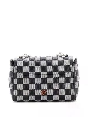 LOUIS VUITTON Twist Handbag Damier Quilted Calf Leather Bb - Black