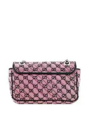 Gucci Gg Marmont Flap Bag - Pink