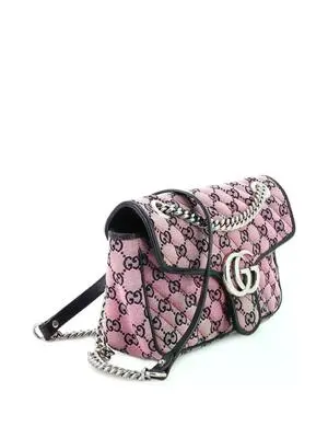 Gucci Gg Marmont Flap Bag - Pink