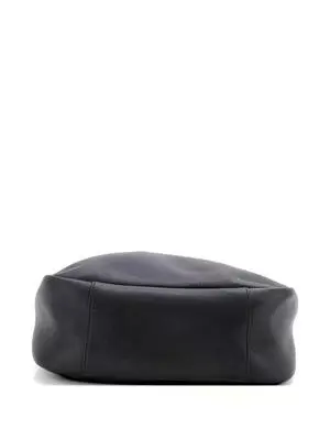 Saint Laurent Le 5 A 7 Supple Leather Large Hobo Bag - Black