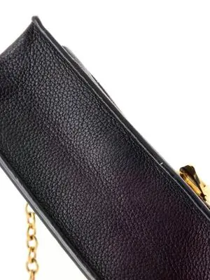 LOUIS VUITTON Vavin Chain Wallet Nm Damier With Leather Crossbody Bag - Brown
