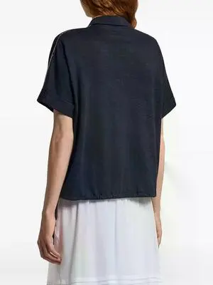 Peserico V-neck Drawstring Top