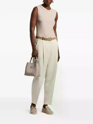 Peserico Ribbed Trim Top