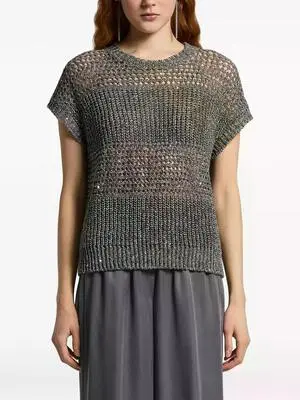 Peserico Openwork Knitwear Top