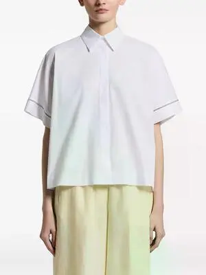 Peserico Embellished Short-sleeve Shirt