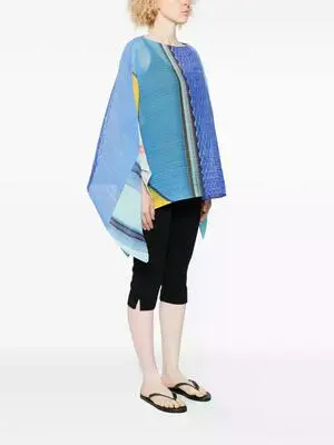Issey Miyake Pleated Poncho