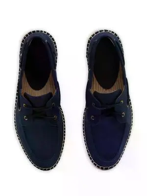 Vilebrequin Canvas Boat Shoes - Blue