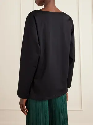 Alaïa Cotton-jersey Long-sleeve T-shirt - Black