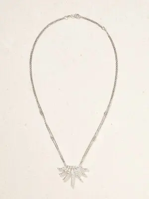 Yeprem 18-karat White Diamond Necklace