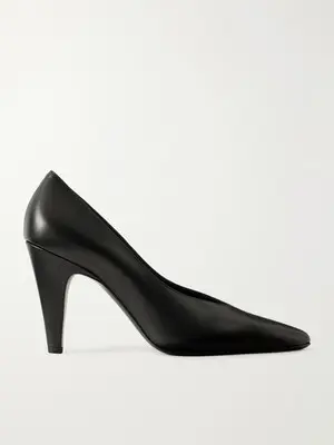Alaïa 90 Leather Pumps - Black