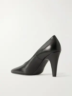 Alaïa 90 Leather Pumps - Black