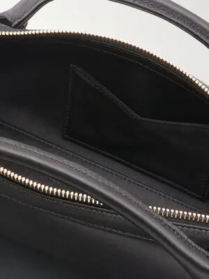 Alaïa Le Teckel Satin Clutch - Black