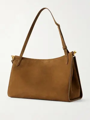 Alaïa Le Click Nubuck Leather Shoulder Bag - Green
