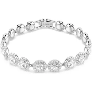 SWAROVSKI Una Crystal Bracelet - Silver/white