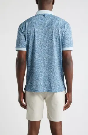 SWANNIES Lagoon Piqué Performance Golf Polo