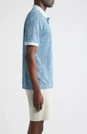 SWANNIES Lagoon Piqué Performance Golf Polo