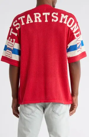 DIET STARTS MONDAY Mesh Knit Jersey