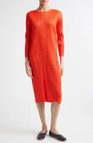 Issey Miyake Long Sleeve Day Dresses