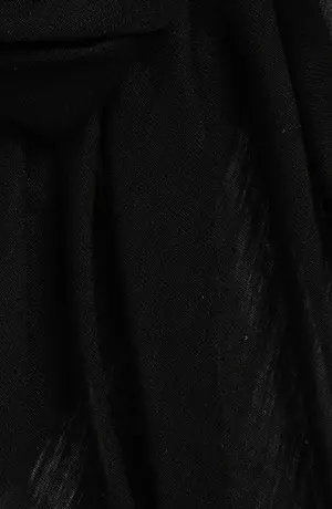 Treasure & Bond Lighweight Sequin Fringe Scarf - Black