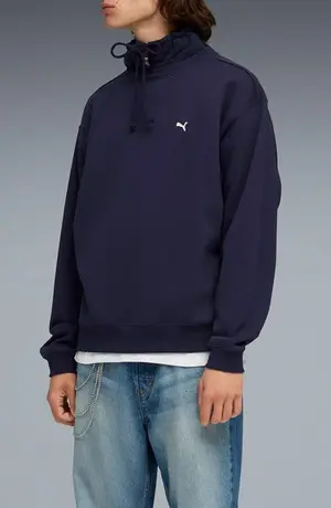 PUMA Essentials French Terry Polo Sweatshirt