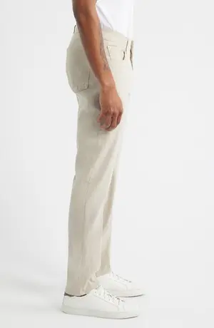 BRAX Chuck Modern Fit Linen Blend Five-pocket Pants - Beach