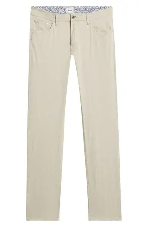 BRAX Chuck Modern Fit Linen Blend Five-pocket Pants - Beach