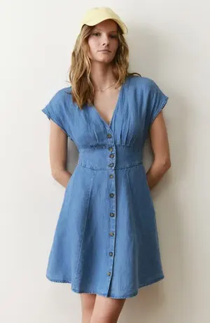Marine Layer Camila Denim Mini Dress