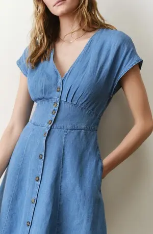Marine Layer Camila Denim Mini Dress