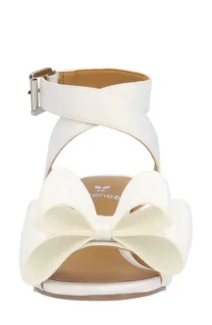 J. Reneé Nerelle Ankle Strap Sandal - White