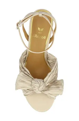 J. Reneé Olwen Ankle Strap Sandal - Beige