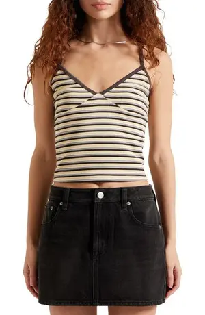 PACSUN Bella Denim Miniskirt - Black