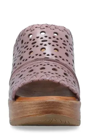 Miz Mooz Wesley Platform Wedge Slide Sandal - Blush